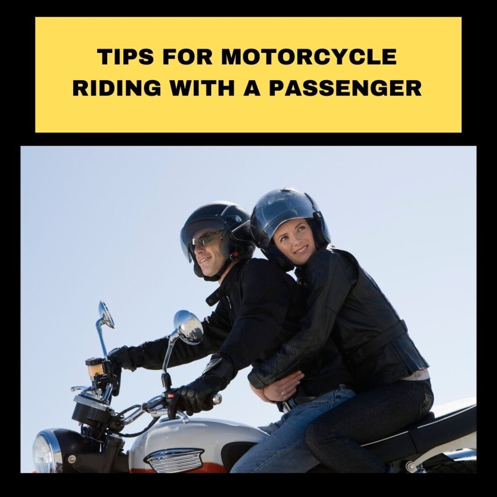 TIPS FOR MOTORCYCLE RIDING WITH A PASSENGER | Herrman & Herrman